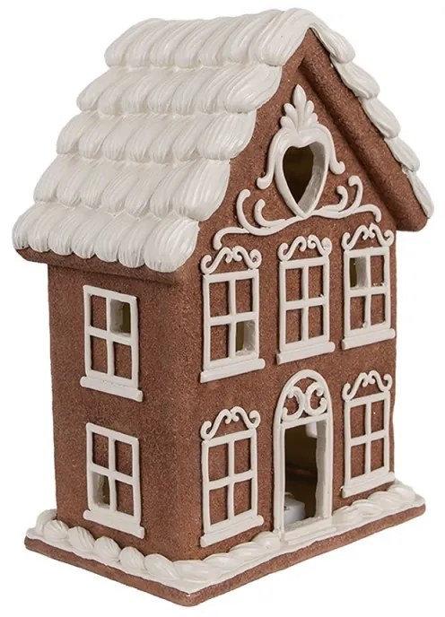 Vánoční perníková chaloupka s Led světýlky Gingerbread House - 17*10*22 cm