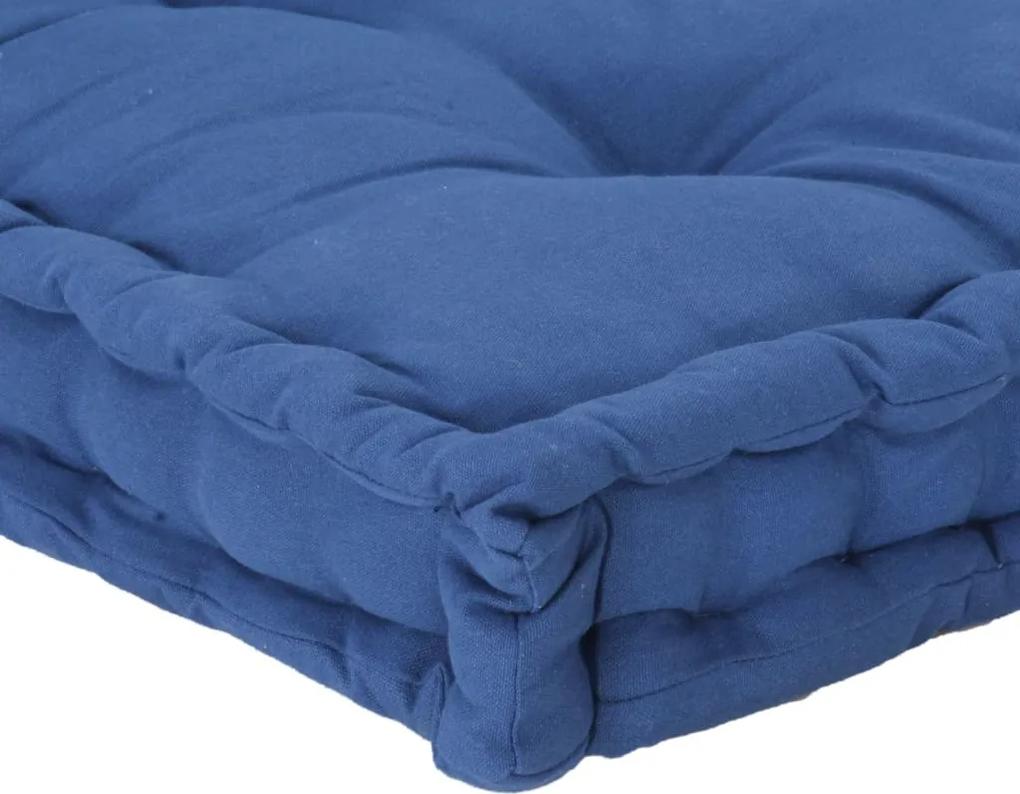 vidaXL Poduška na nábytek z palet bavlna 120 x 40 x 7 cm [48687] Barva: Světle modrá
