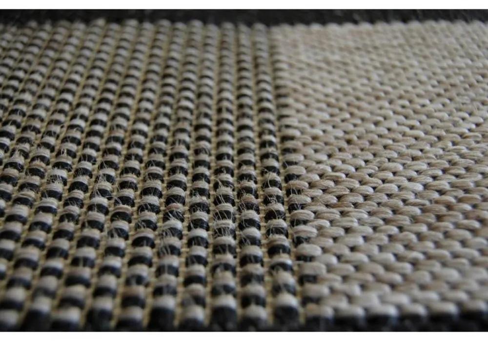 Kusový koberec Uga černý 200x290cm