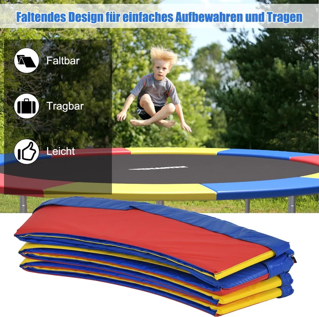 Costway Matrace na trampolíně 427 cm x 427 cm x 10 cm trampolína cvičení fitness