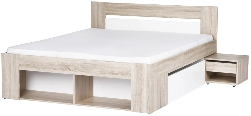 Postel 160 MILO s nočními stolky