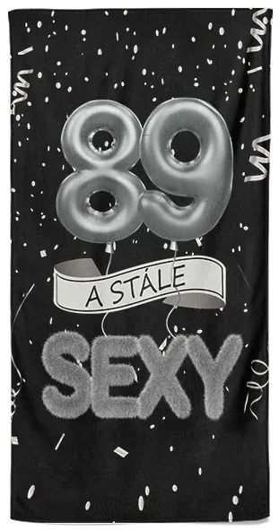 Osuška Stále sexy – černá (věk: 89)