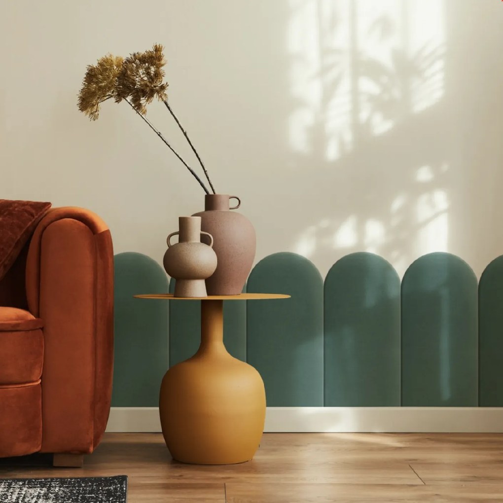 Čalouněný panel - Oblouk - 30x60cm Barva: Azurově modrá