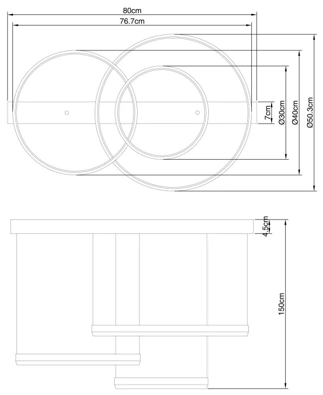 GLOBO HALLI 67193-55H Závěsné svítidlo