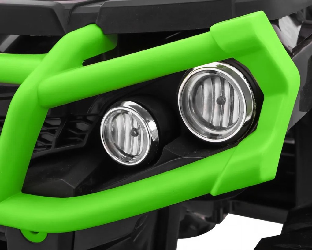 Ramiz Elektrická čtyřkolka BDM, 2.4GHz, EVA kola černo-zelená