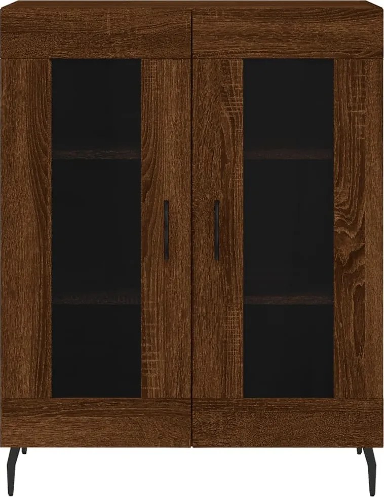 vidaXL Skříň highboard 69,5 x 34 x 180 cm kompozitní dřevo [3189340] Barva: dub sonoma