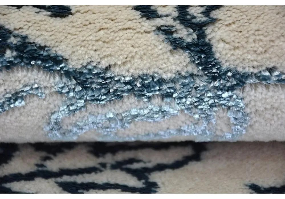 Luxusní kusový koberec akryl Icon modrý 2 240x350cm