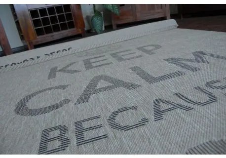 Dywany Luszczow Kusový koberec SIZAL FLOORLUX 20276 YOLO stříbro / černý Rozměr koberce: 140 x 200 cm