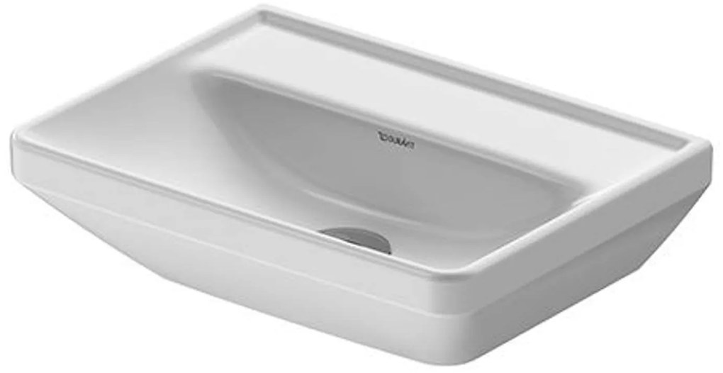 Duravit D-Neo - Umývátko 45x34 cm, bez otvoru pro baterii, bílá 0738450070