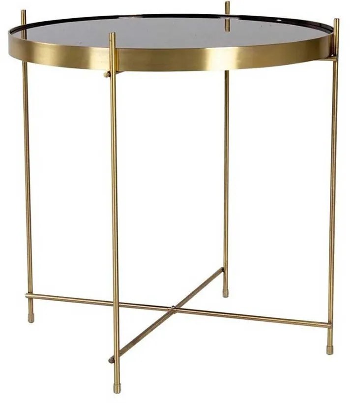 Měděný Konferenční stolek Venezia 48 × 48 × 48 cm HOUSE NORDIC