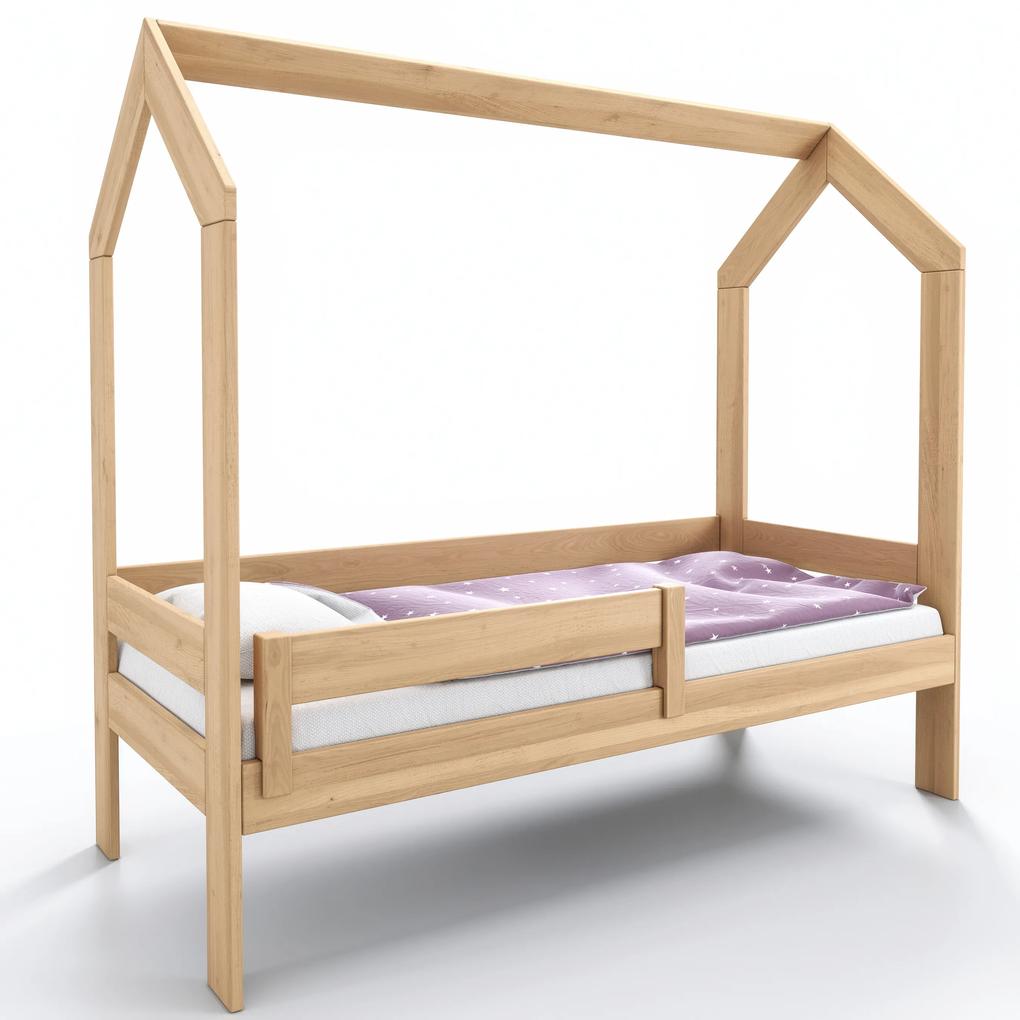Vlastní výroba Dětská postel domeček z bukového dřeva