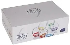 BOHEMIA CRAZY SKLENICE 390ML SADA 6 KS