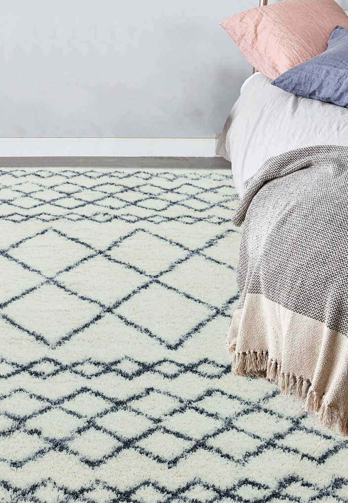 Šedý koberec Bardie Cream Grey Rozměry: 80x240 cm