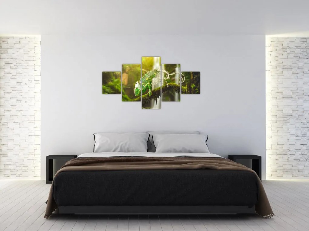 Obraz ještěrky (125x70 cm)