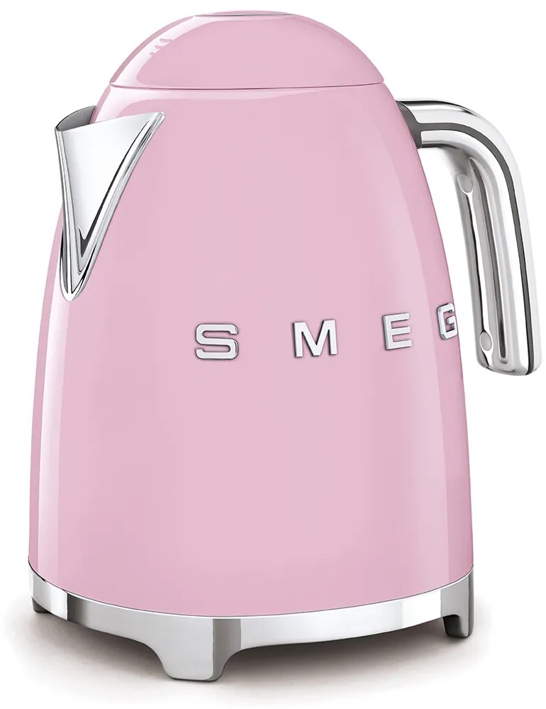 Rychlovarná konvice Smeg 50's style KLF03PKEU / 2400 W / 1,7 l / růžová