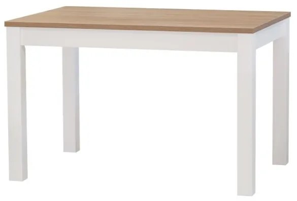 Stima Jídelní stůl CASA Mia variant | Délka stolu: 120,Odstín: bílá-dub sonoma,Rozklad: Bez rozkladu