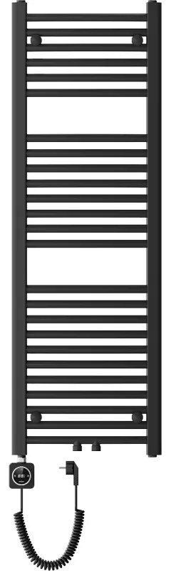 Mexen Ares, elektrické topné těleso 1200x400 mm + topná tyč 400 W, černá, W102-1200-400-6400-70