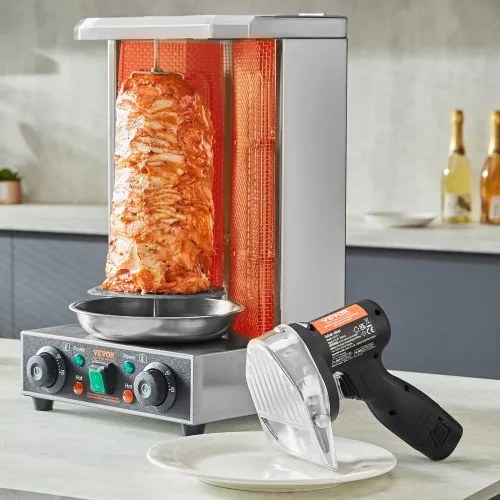 Elektrický nůž Shawarma Akumulátorový turecký kráječ na maso doner Kebab se