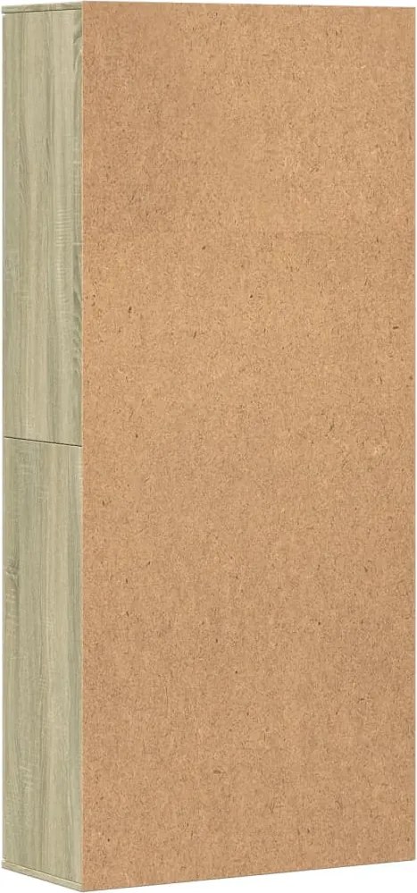 Skříň highboard dub sonoma 80 x 35 x 180 cm kompozitní dřevo 3276653