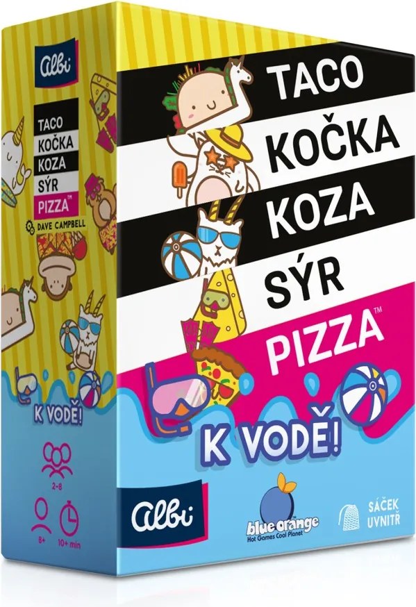 ALBI Taco, kočka, koza, sýr, pizza - K vodě
