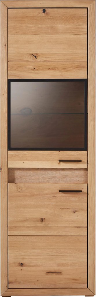 XXXLutz VITRÍNA, sukový dub, 63,8/198,4/41 cm Cantus - Kredence a vitríny - 001770004714