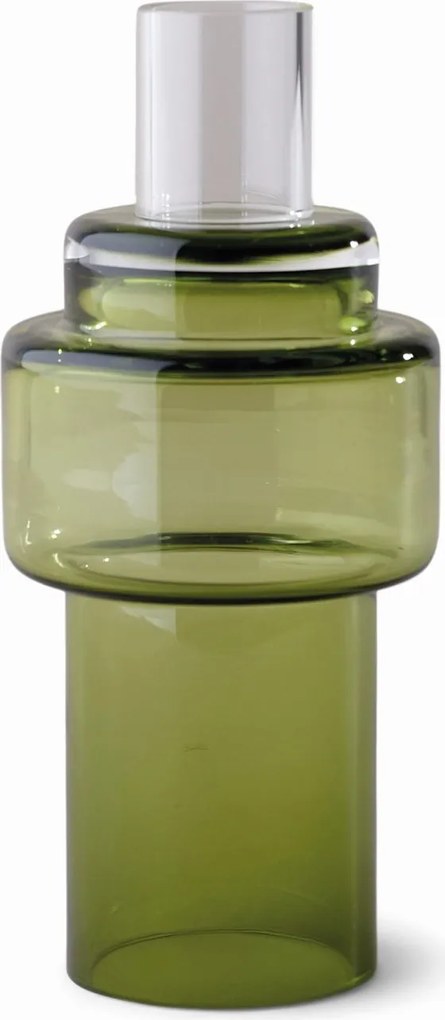 Svícen Ro Collection No.55 skleněný zelený mech