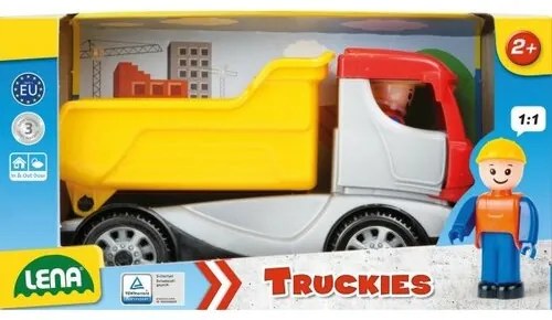 Lena Auto sklápěč s figurkou Truckies, 22 cm