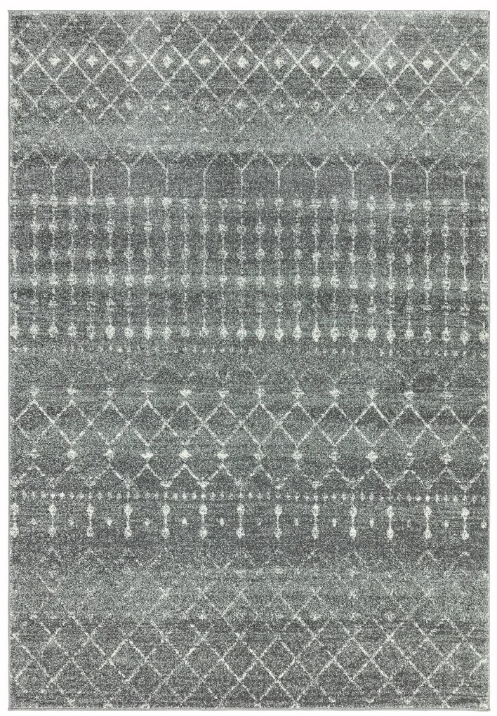 Tribeca Design Kusový koberec Dinamo Nomadic Dark Grey Rozměry: 200x290 cm