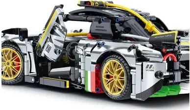 iM.MASTER Stavebnice Auto s mechanickým pohonem / 1237 dílků / od 6 le