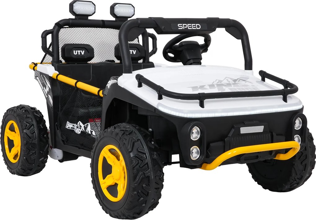 Ramiz Elektrická bugina UTV SPEED pro děti bílá