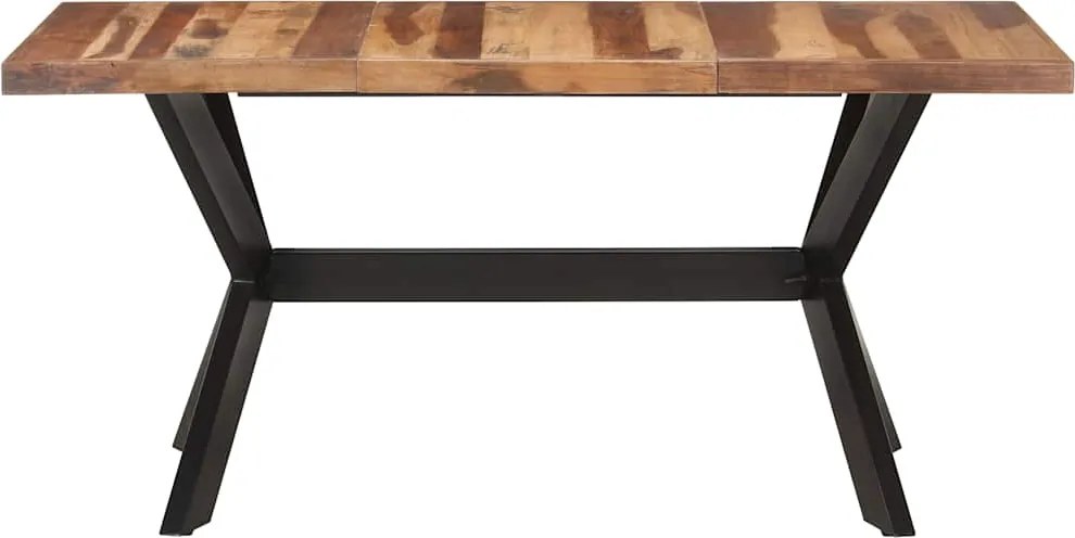 Jídelní stůl 160x80x75 cm masiv s medovou povrchovou úpravou 321547