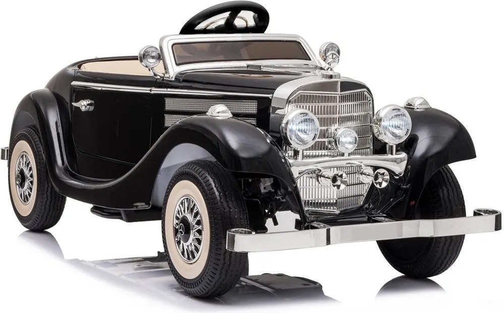 LEAN CARS Elektrické autíčko Mercedes 540K Premium LED MP3 černé