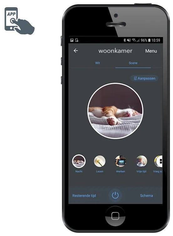 Chytré venkovní lampy s sloupem tmavě šedá 45 cm vč. Wifi P45 - Malios
