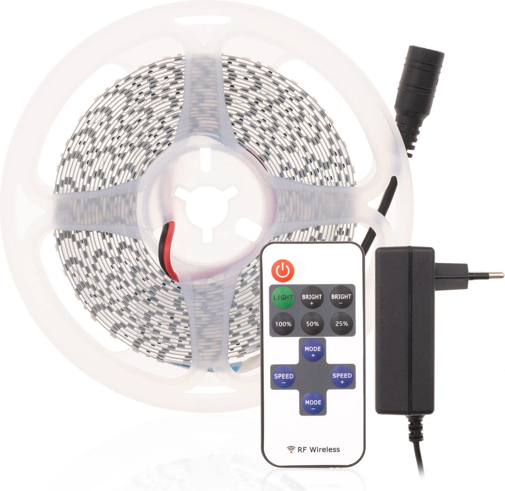 T-LED 076600 Sada LED pásku 5m 35W 12V-5M10W Teplá bílá