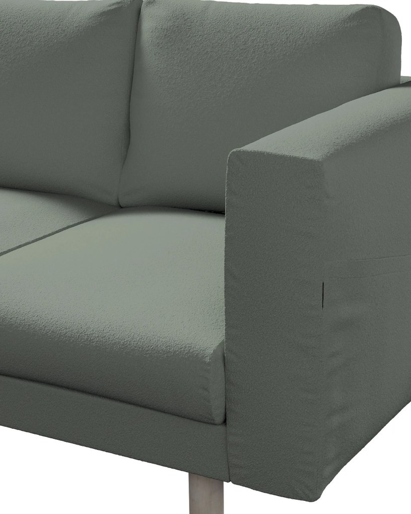 Potah na pohovku IKEA Norsborg 3-místná barva zelená látka pletený vzor
