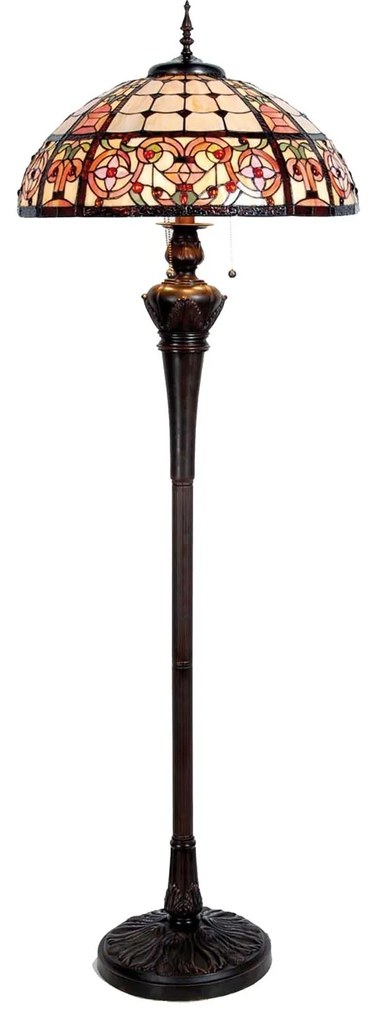 Stojací lampa Tiffany - Ø 56*165 cm 3x E27 / Max 60W