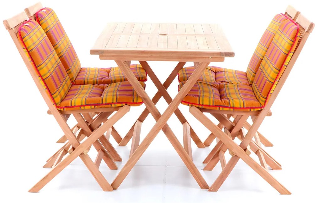 TEAK POHODA Stolová sestava SET 4