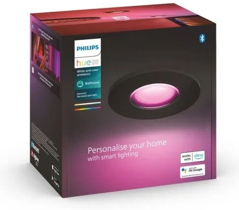 Philips-LED RGBW Stmívatelné koupelnové svítidlo Hue XAMENTO GU10/5,7W/230V IP44