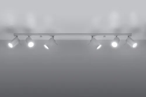 Bodové svítidlo SOLLUX Ring 6l GU10 6x40W bez zdroje SL.0333 bílá