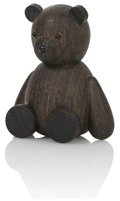 Dřevěný medvídek Teddy Bear Smoked Oak Small Lucie Kaas