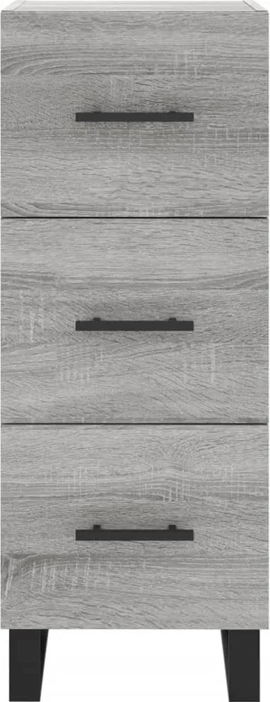 Skříň highboard šedá sonoma 34,5 x 34 x 180 cm kompozitní dřevo 3199263