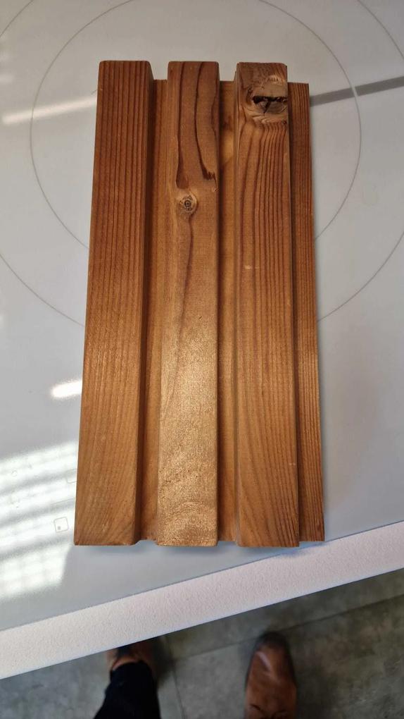 Exteriérový dřevěný obkladový SLAT panel 33-11 masiv 2100x140x32 mm