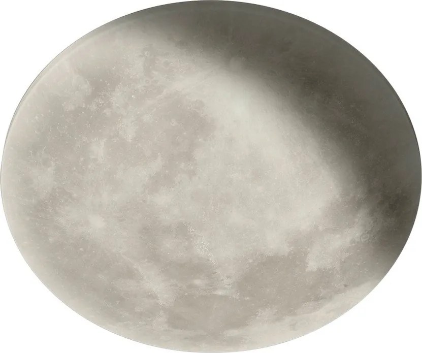 Světle šedé LED dětské stropní svítidlo se stínidlem z akrylového skla ø 40 cm Lunar – Trio