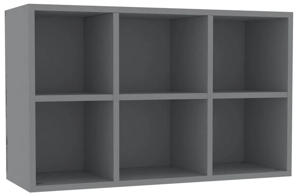 Knihovna/příborník Briens - šedá | 66x30x97,8 cm