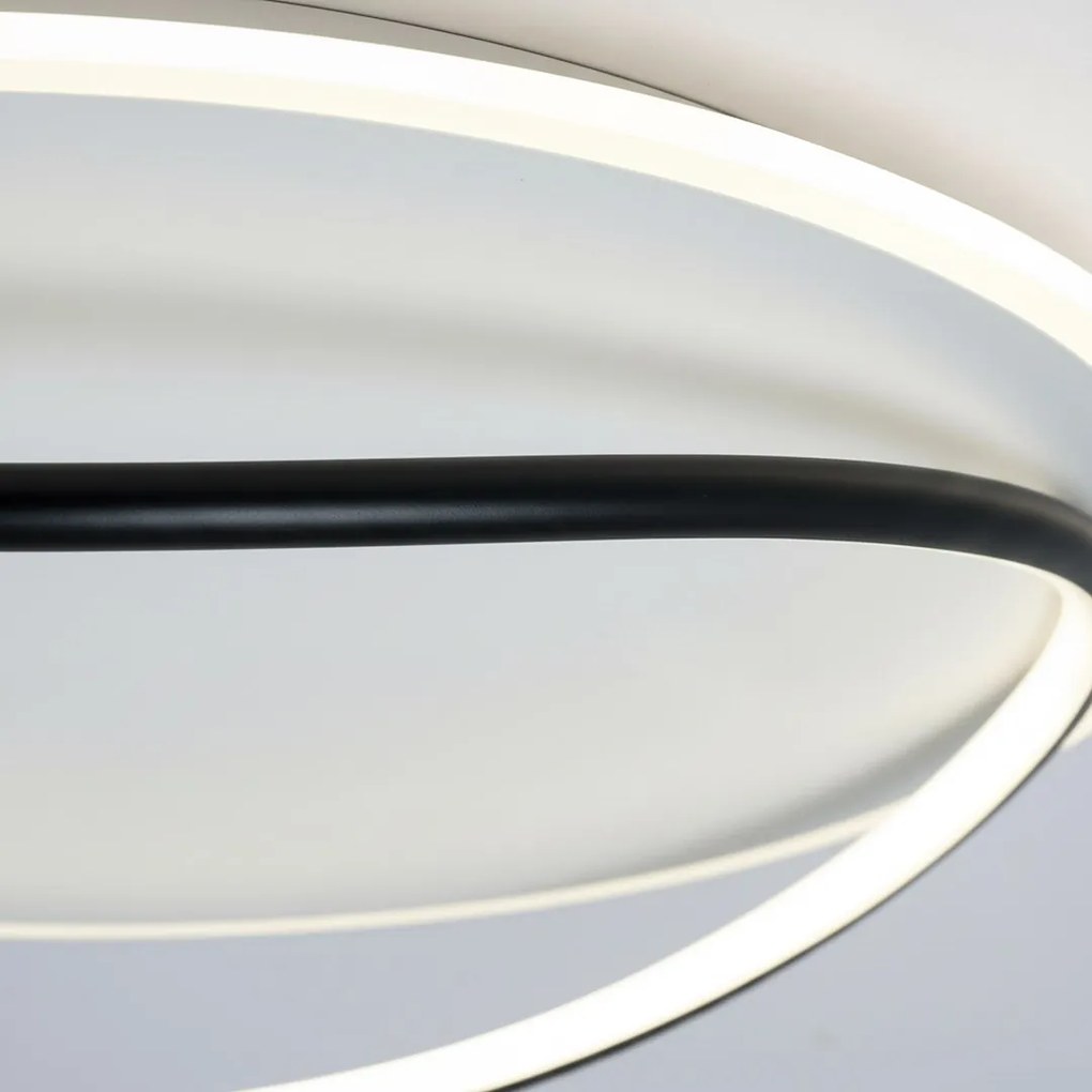 Stropní LED svítidlo Halo, 2x LED 38w, 4000k, b
