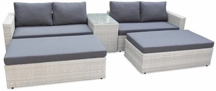 Luxusní zahradní sedací souprava Drammen XL sofa set