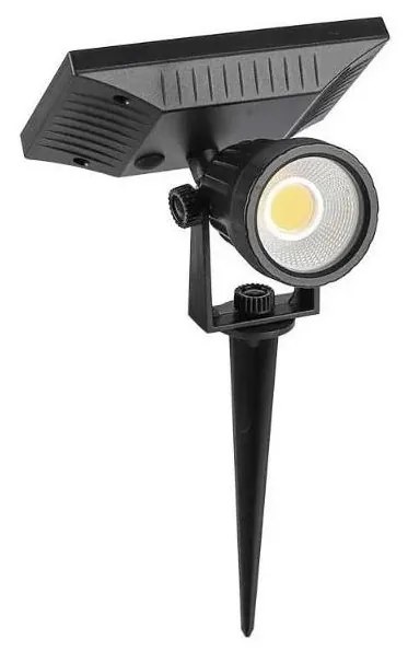 LED Solární svítidlo SPIKE LED/2W/5,5V IP65 4000K 1200 mAh
