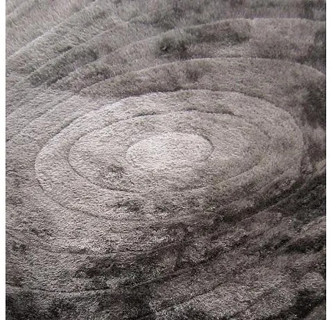 Kusový koberec VANJA, šedý vzor, 140x200 cm