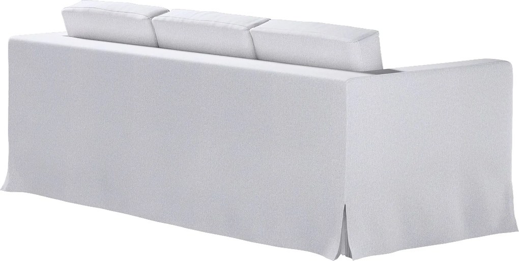 Potah na pohovku IKEA  Karlanda 3-místná nerozkládací, dlouhý barva šedá látka pletený vzor
