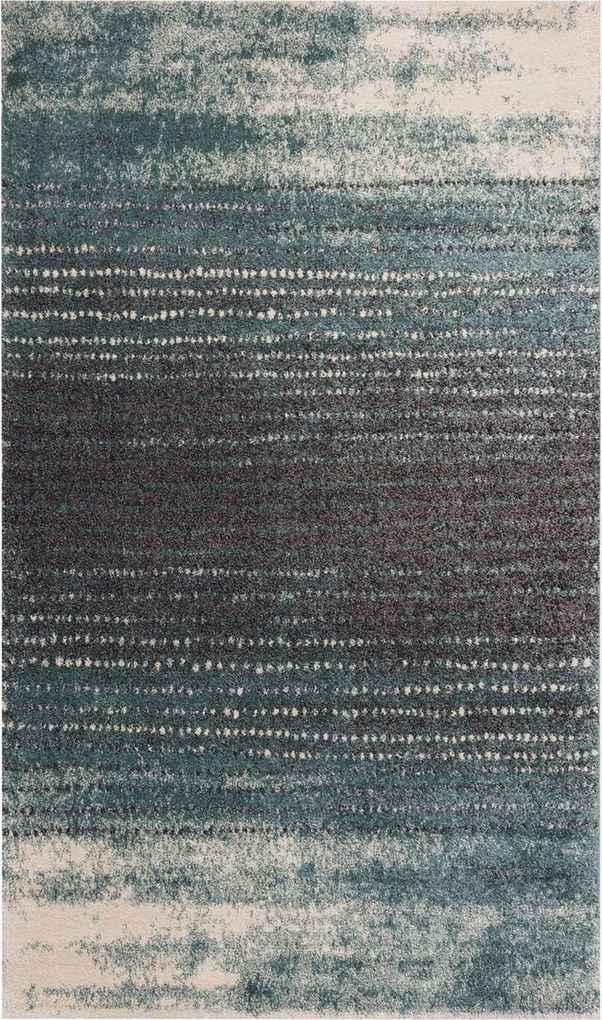 Koberec Modern Teal blue-dark grey 160x230cm